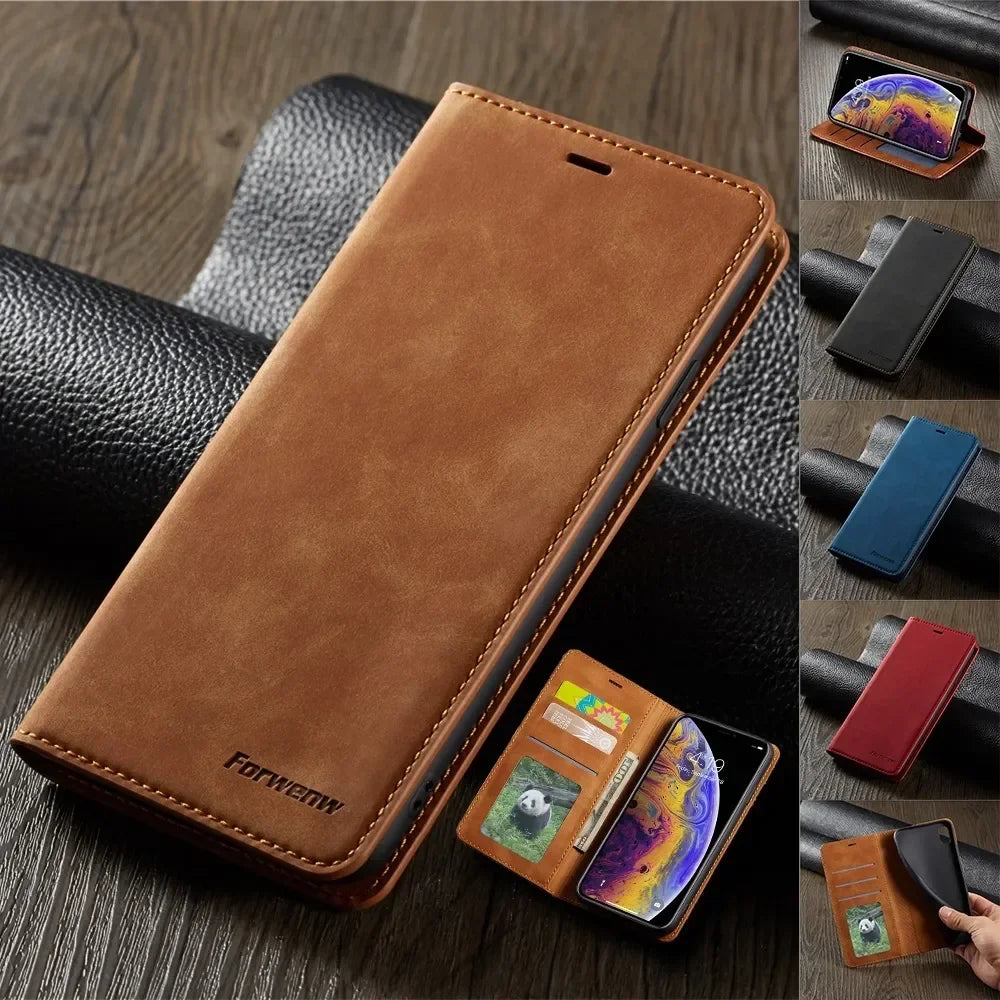SmartCarry Deluxe Wallet Case with Magnetic Closure and Hands-Free Sta